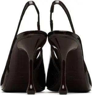 JIMMY CHOO Isa 95 Slingback Pumps - Black