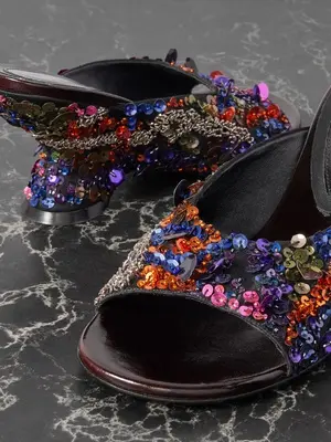 Dries Van Noten Embellished Open-toe Sandals