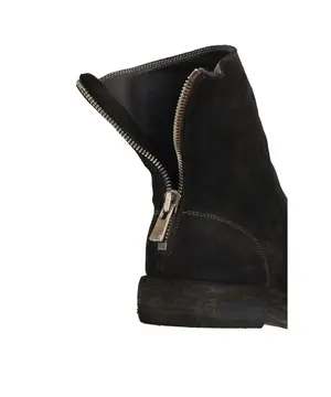 Guidi Zip Up Leather Boots - Black