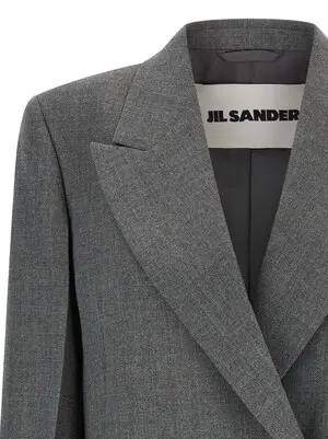 JIL SANDER Flap-pocket Blazer - Gray