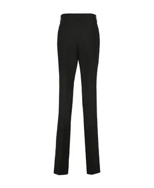 Gucci Tailored Trousers With Fly Front And Side Pockets - Black