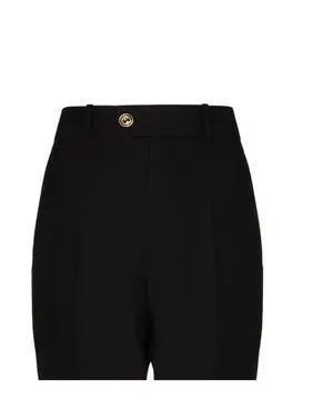 Gucci Tailored Trousers With Fly Front And Side Pockets - Black