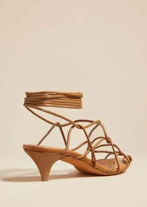 Khaite Arden High-heeled Sandals - Camel