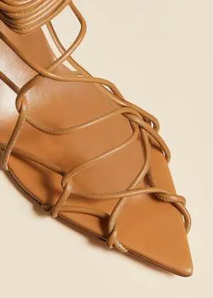 Khaite Arden High-heeled Sandals - Camel