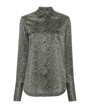 Ermanno Scervino Printed Long Sleeve Shirt