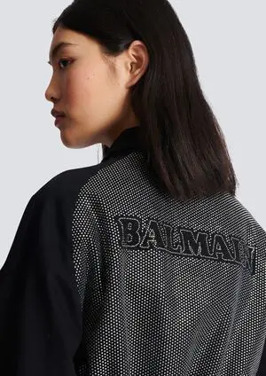 Balmain Embellished Cropped Jacket With Lion Snaps