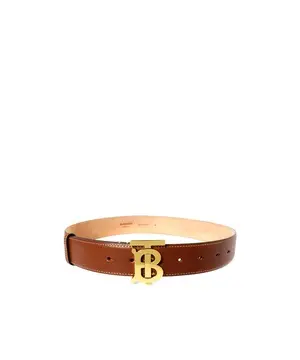 Burberry Tb Buckle Belt - Brown