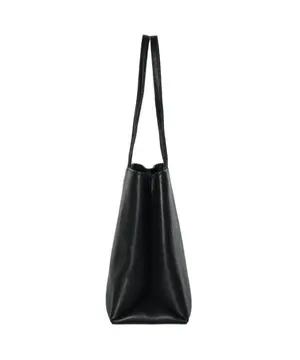 Tory Burch Double Handle Zipper Closure Handbag - Black