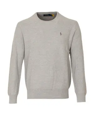 Polo Ralph Lauren Textured Crewneck Jumper - Gray