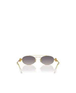 Miu Miu Oval Frame Sunglasses