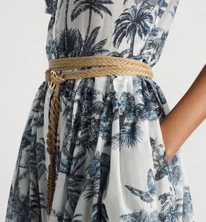Dior Riviera 30 Montaigne Braided Belt