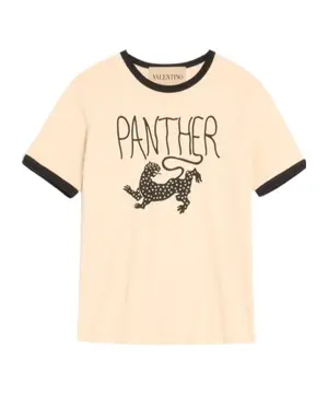 Valentino Garavani Panther Printed Crewneck T-shirt - No