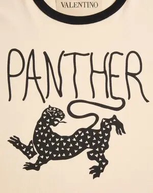 Valentino Garavani Panther Printed Crewneck T-shirt - No