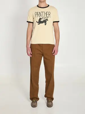 Valentino Garavani Panther Printed Crewneck T-shirt - No