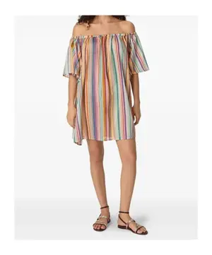 Missoni Off-shoulder Zigzag Pattern Cover-up