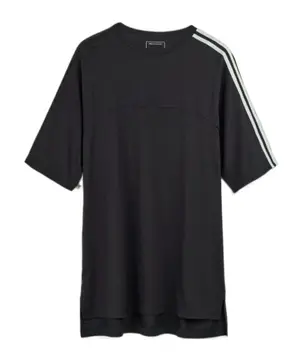 Y3 Stripe Detailed Crewneck T-shirt