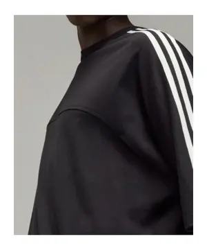 Y3 Stripe Detailed Crewneck T-shirt