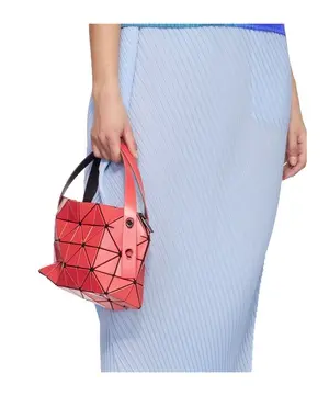 Issey Miyake Small Top Handle Bag - Red