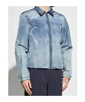 DIESEL® Denim-effect Zip-up Jacket