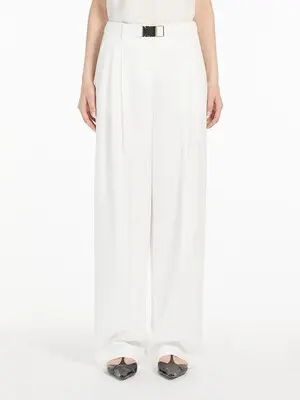 Max Mara Neottia Belted Wide Leg Trousers
