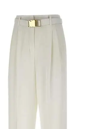 Max Mara Neottia Belted Wide Leg Trousers