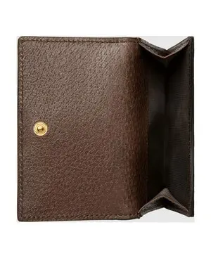 Gucci Ophidia Gg Snap Buttoned Wallet - Green