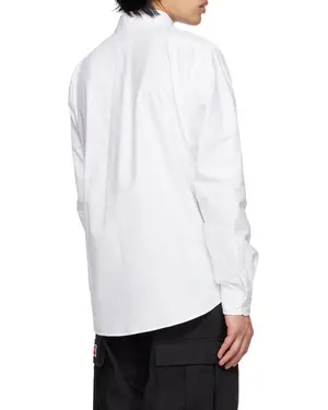 Kenzo Boke Flower Logo Embroidered Buttoned Shirt