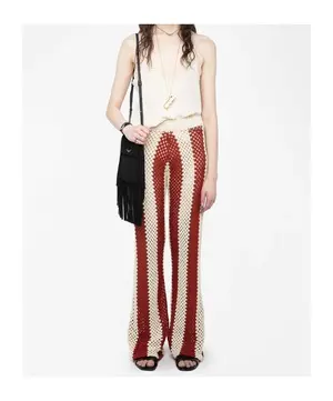 Zadig&Voltaire Crochet Striped Trousers