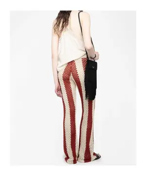 Zadig&Voltaire Crochet Striped Trousers