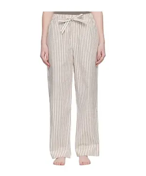 TEKLA Drawstring Pajama Pants - White