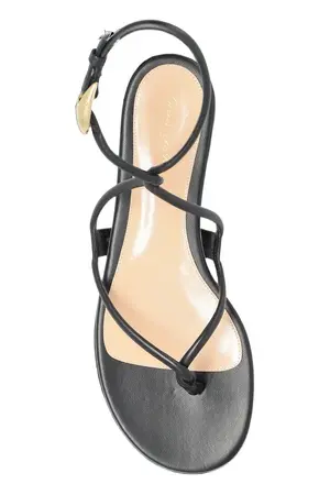 GIANVITO ROSSI Mamba Thong Strap Sandals - Black