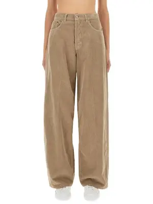 HAIKURE Bethany Corduroy Wide-leg Pants
