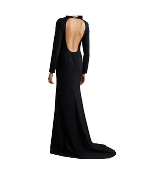Gucci Embellished Open Back Gown