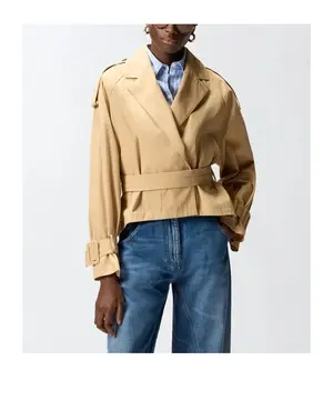 Pinko Belted Short Trench Coat