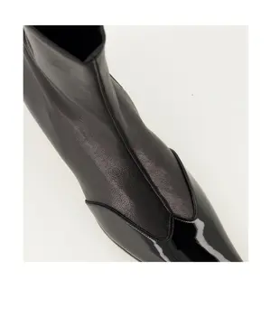 Khaite Nevada Ankle Boots - Black