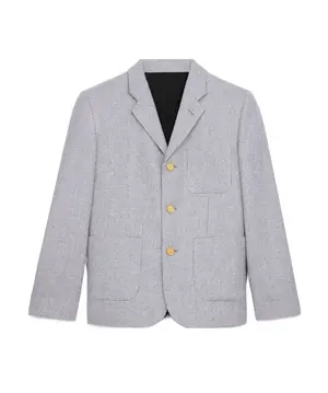 Celine Sorbonne Jacket In Cashmere Natt