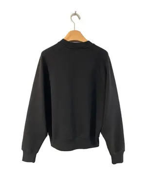 AMI Paris Round Collar Logo Sweatshirt - Black