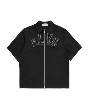 1017 Alyx 9sm Logo Short-sleeve Zip Shirt