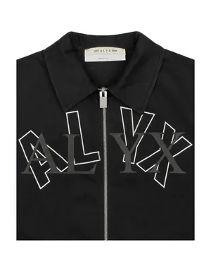 1017 Alyx 9sm Logo Short-sleeve Zip Shirt