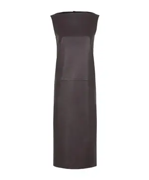 Fendi Sleeveless Leather Dress