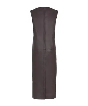 Fendi Sleeveless Leather Dress