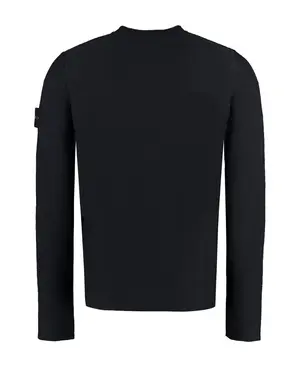 Stone Island Compass Patch Knitted Jumper