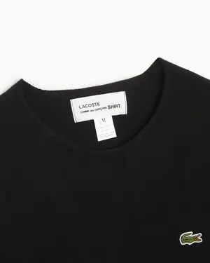 Comme Des Garçons X Lacoste Crewneck Jumper - Black