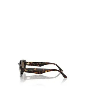 JIMMY CHOO Cat Eye Frame Sunglasses - Brown