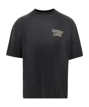 Amiri Logo-printed Crewneck T-shirt - Green
