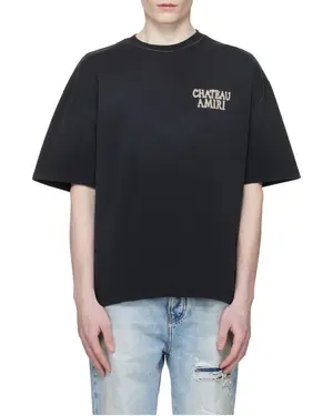 Amiri Logo-printed Crewneck T-shirt - Green