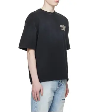 Amiri Logo-printed Crewneck T-shirt - Green