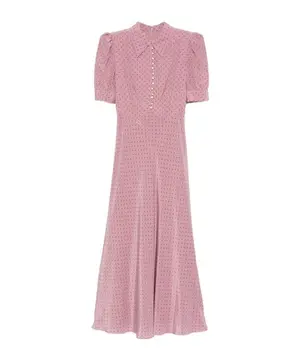 Alessandra Rich Button Up Dresses