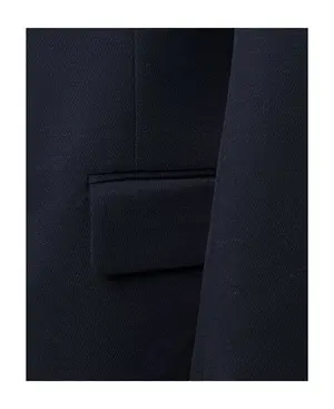 MAISON MARGIELA Collarless Single Breasted Coat