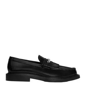 Celine Universite Chunky Loafer In Polished Bull